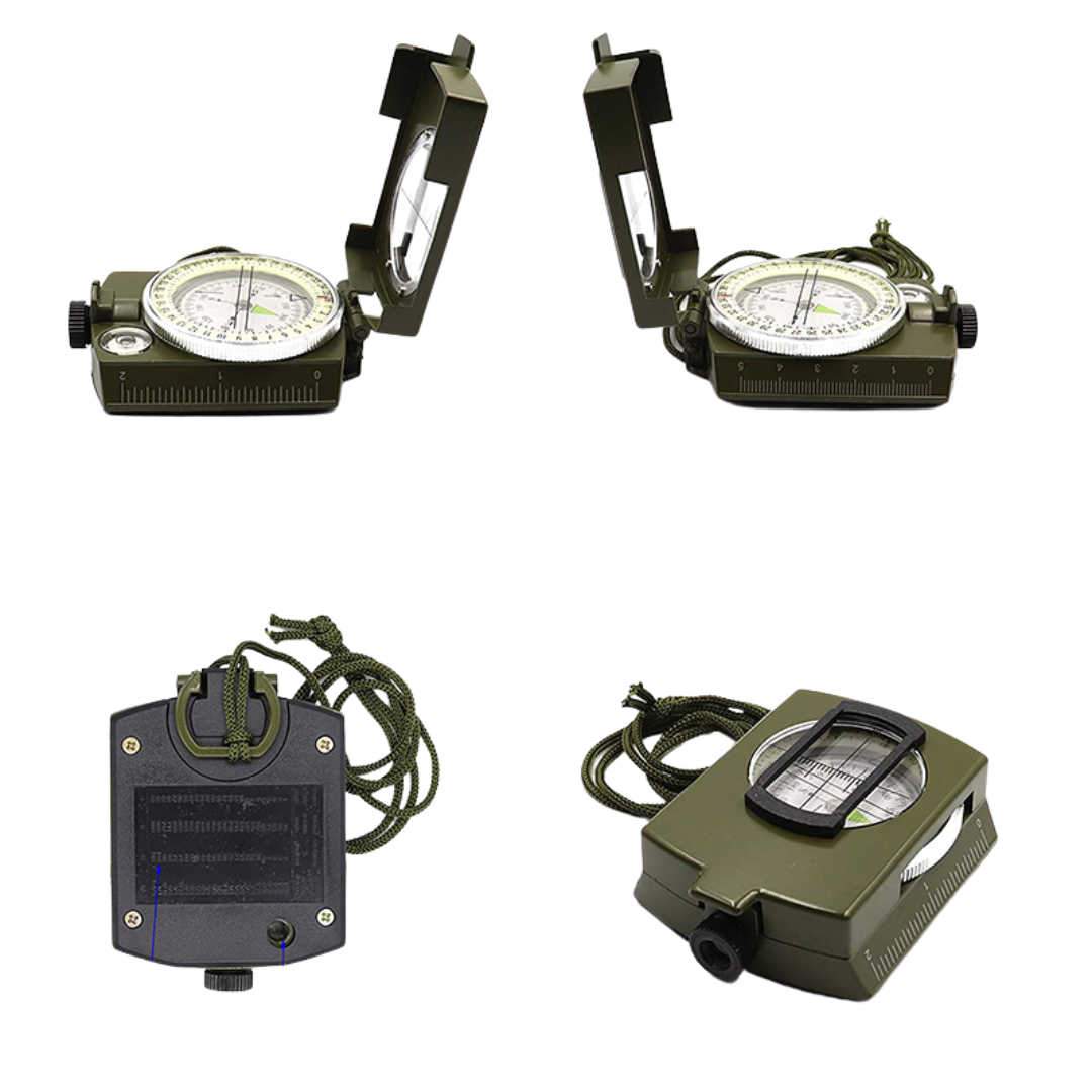 Boussole militaire avec clinomètre étanche pro outdoor - minimaltrek